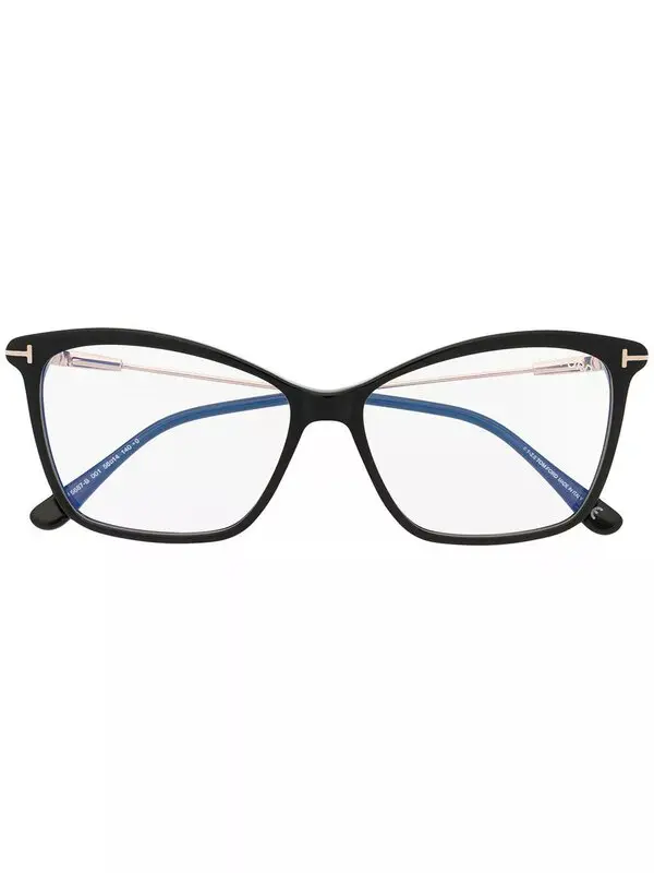 TOM FORD Cat-eye Frame Eyeglasses - Black