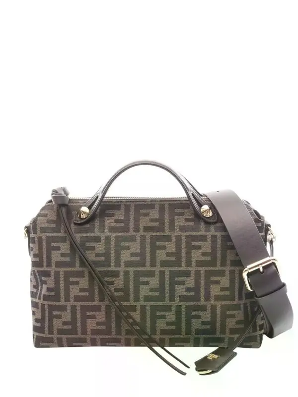 Fendi Medium Zucca Canvas Satchel - Brown