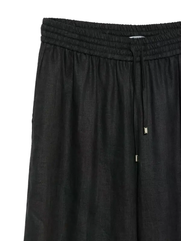 CLIPS Linen Trousers With Elasticated Waist