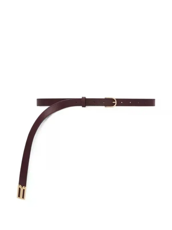 Victoria Beckham Dorian B Leather Belt - Red
