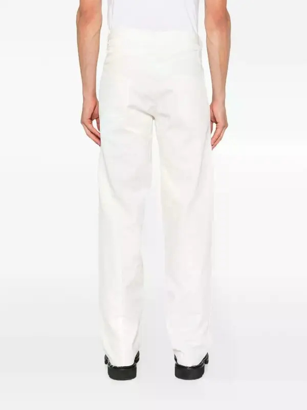 LEON EMANUEL BLANCK Asymmetric Seam Loose-fit Trousers