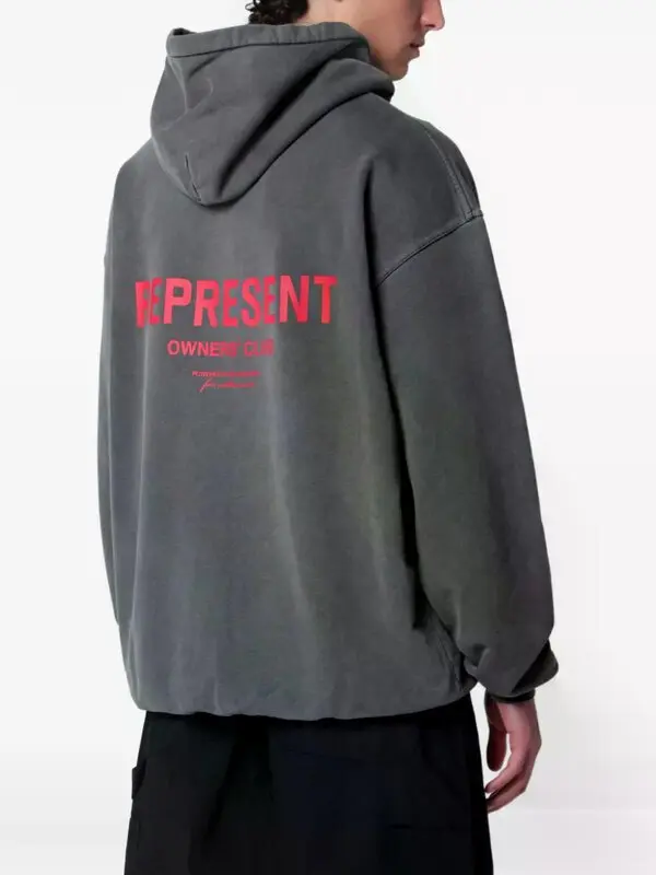 REPRESENT Logo Print Hoodie