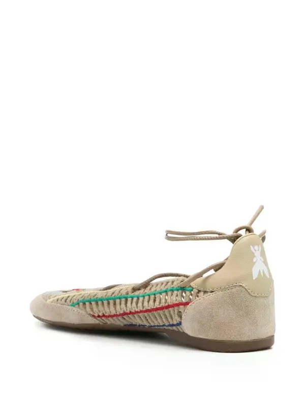 Patrizia Pepe Raffia Ballet Flats