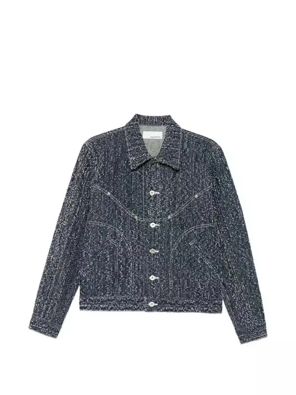 SAGE NATION Jiji Panelled Denim Jacket - Blue