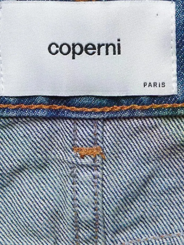 Coperni Bubble-hem Denim Skirt