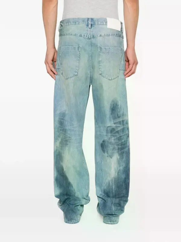 PURPLE BRAND Faded Wide-leg Denim Jeans