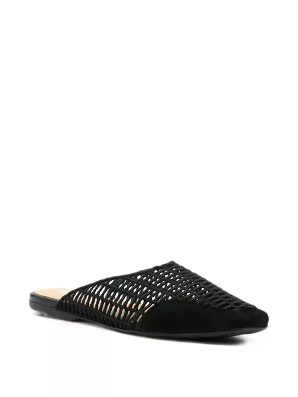 Patrizia Pepe Raffia Woven Mules
