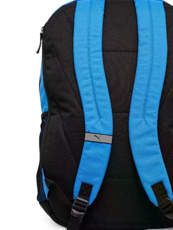 PUMA Logo Print Mesh Panel Backpack