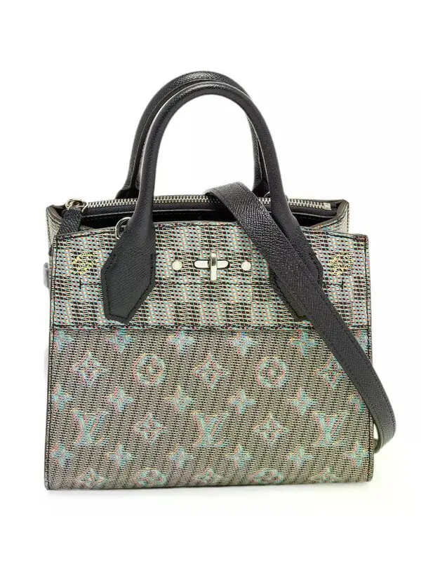 LOUIS VUITTON 2019 City Steamer Mini Pop Tote Bag - Grey
