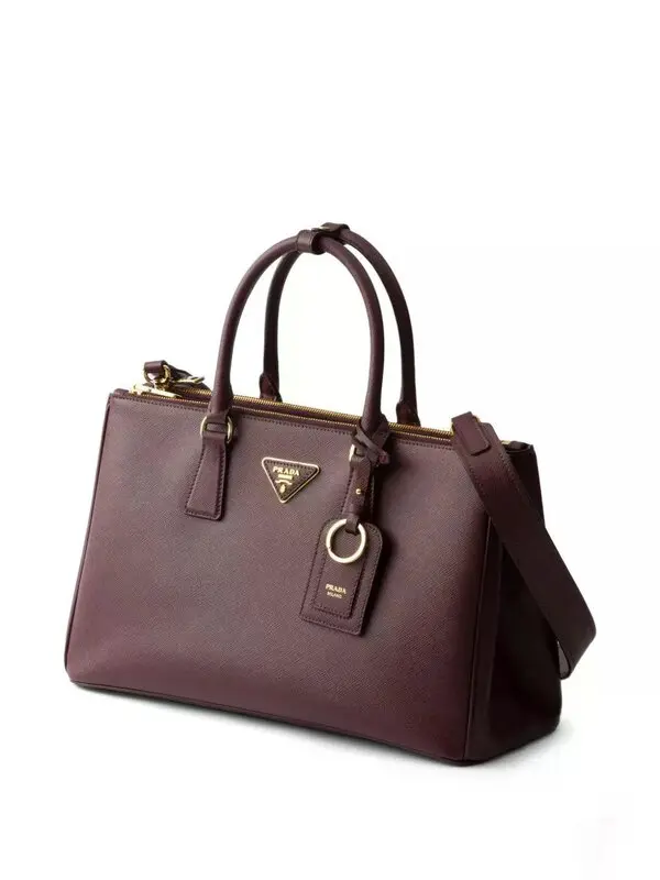 Prada Galleria Large Saffiano Leather Bag - Red