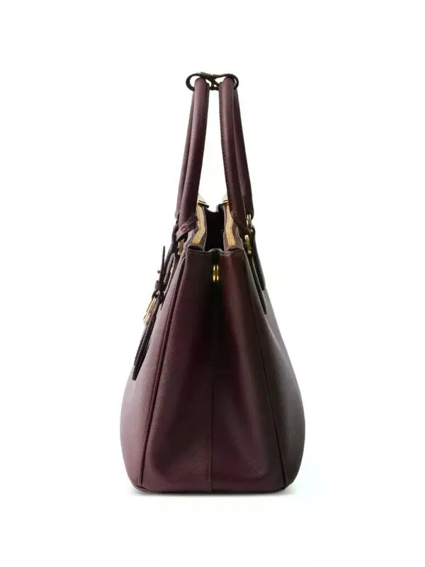 Prada Galleria Large Saffiano Leather Bag - Red