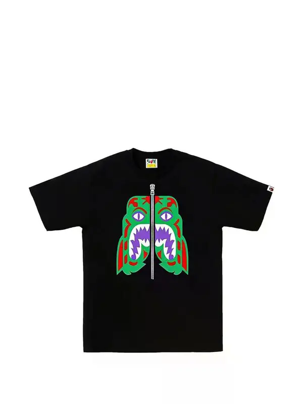 A BATHING APE Tiger Graphic T-shirt - Black