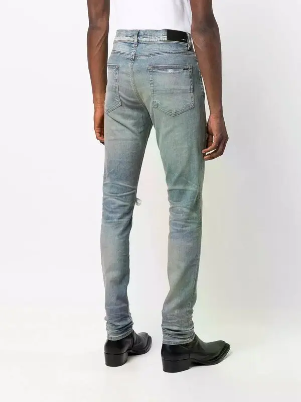Amiri Distressed Skinny Jeans