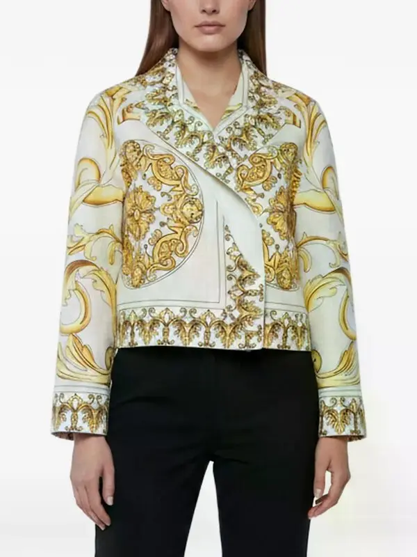 Fendi 2022 Baroque-print Jacket
