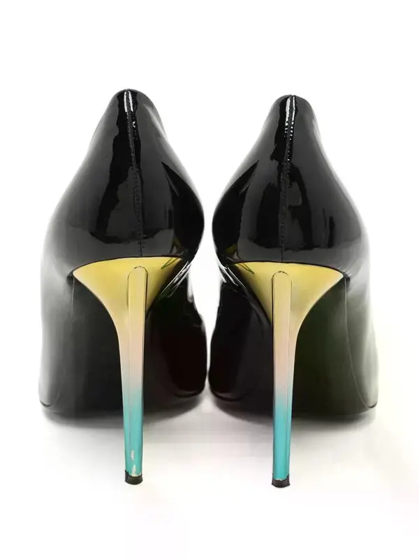 Fendi Patent Sculptural Heel Pumps