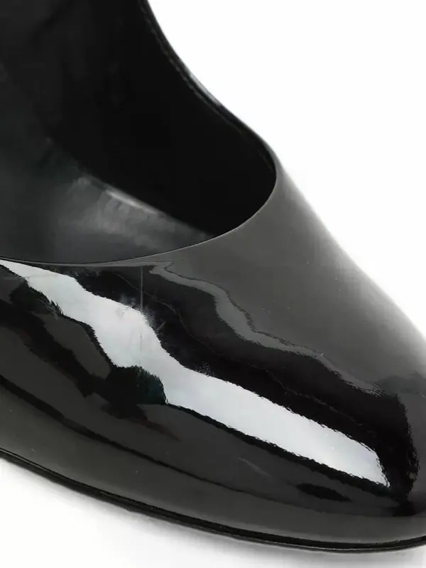 Fendi Patent Sculptural Heel Pumps