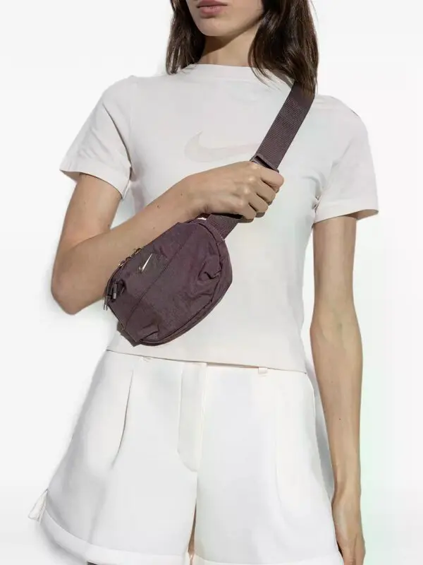 Nike Logo Plaque Belt Bag - Brown