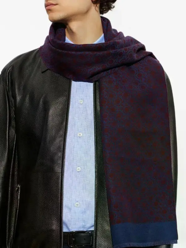 FERRAGAMO Gancini Monogram Scarf