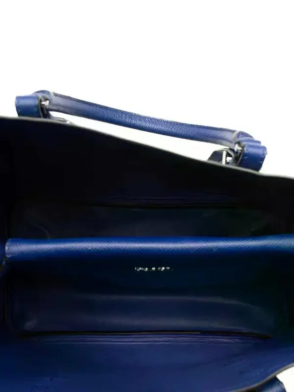 Prada Saffiano Leather Double Handle Satchel