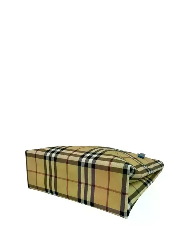 Burberry Haymarket Check Tote Bag - Neutrals
