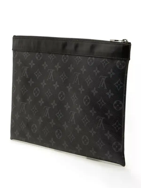 LOUIS VUITTON 2018 Monogram Eclipse Discovery Pochette Gm Clutch Bag