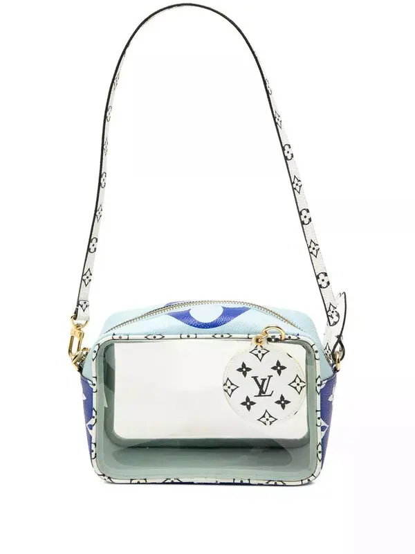 LOUIS VUITTON Monogram Giant Beach Pouch Shoulder Bag - Blue