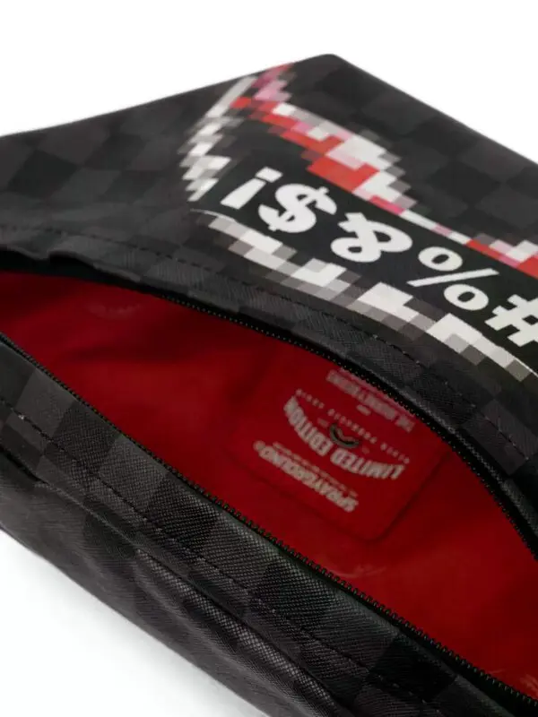 SPRAYGROUND Check Pixel Print Belt Bag