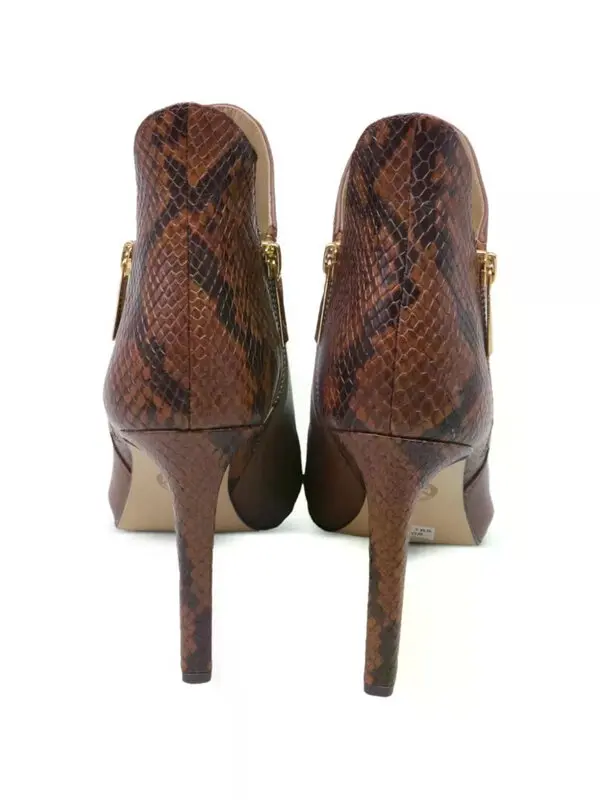 Michael Kors Python Embossed Ankle Boots