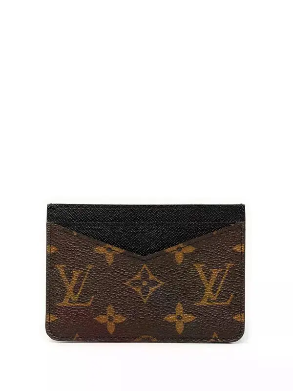 LOUIS VUITTON 2010 Monogram Macassar Neo Card Holder - Brown
