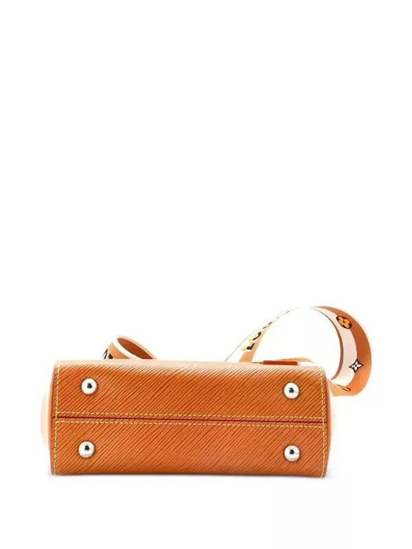 LOUIS VUITTON Cluny Epi Leather Mini Satchel Top Handle Bag - Brown