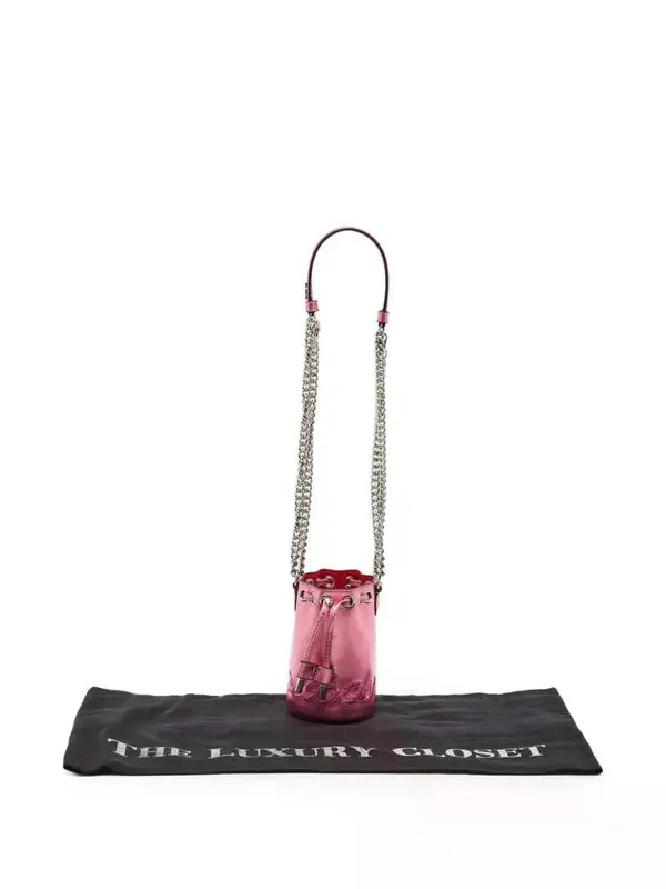 CHRISTIAN LOUBOUTIN Marie Jane Embroidered Bucket Bag