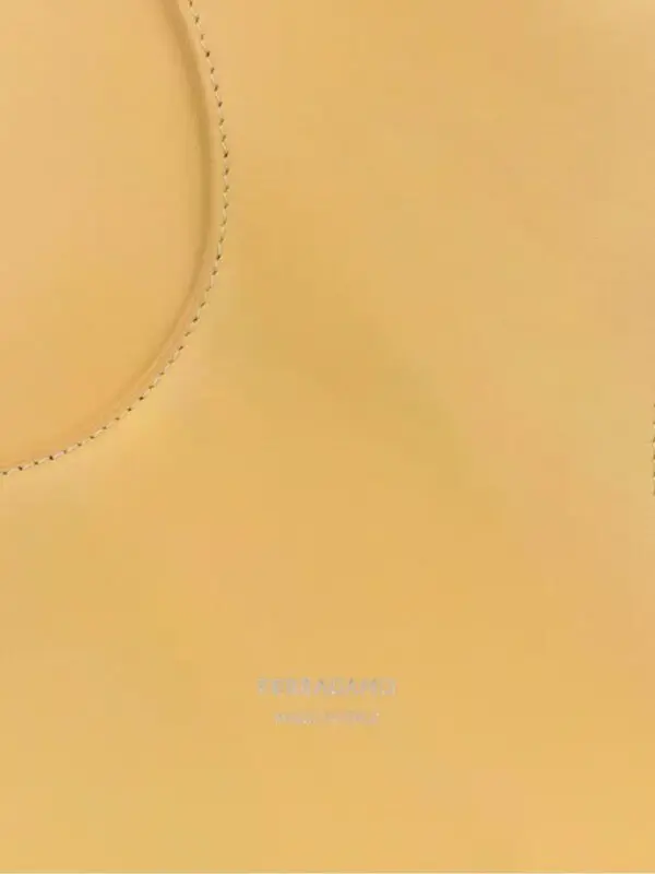 FERRAGAMO Debossed Cut-out Shoulder Bag