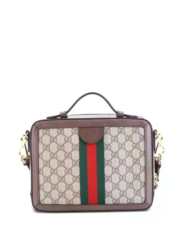 Gucci Ophidia Gg Coated Canvas Small Shoulder Bag