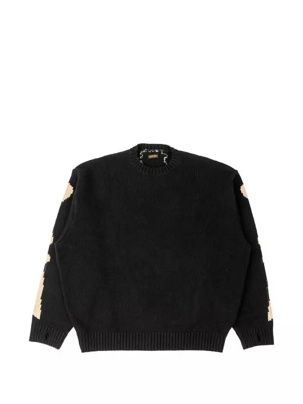 Kapital Bone Intarsia Knit Sweater