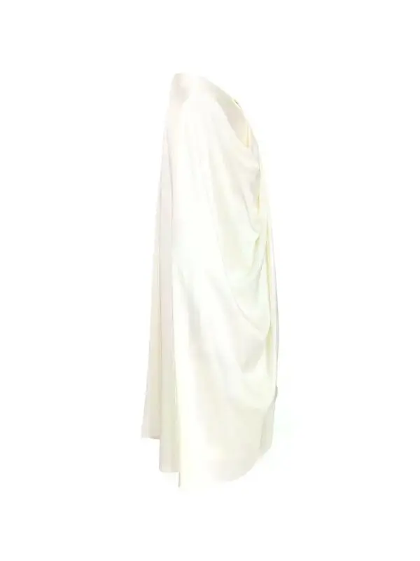 Stella McCartney Draped Cape Mini Dress - White