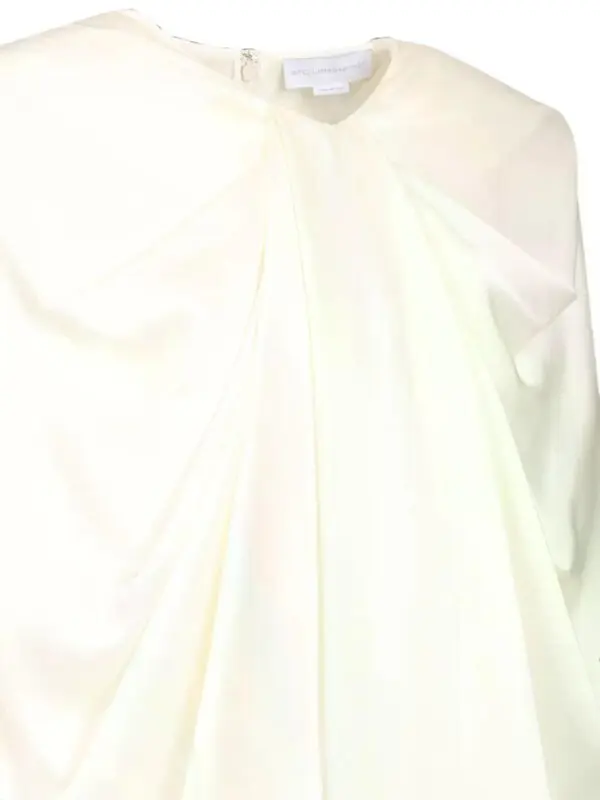 Stella McCartney Draped Cape Mini Dress - White