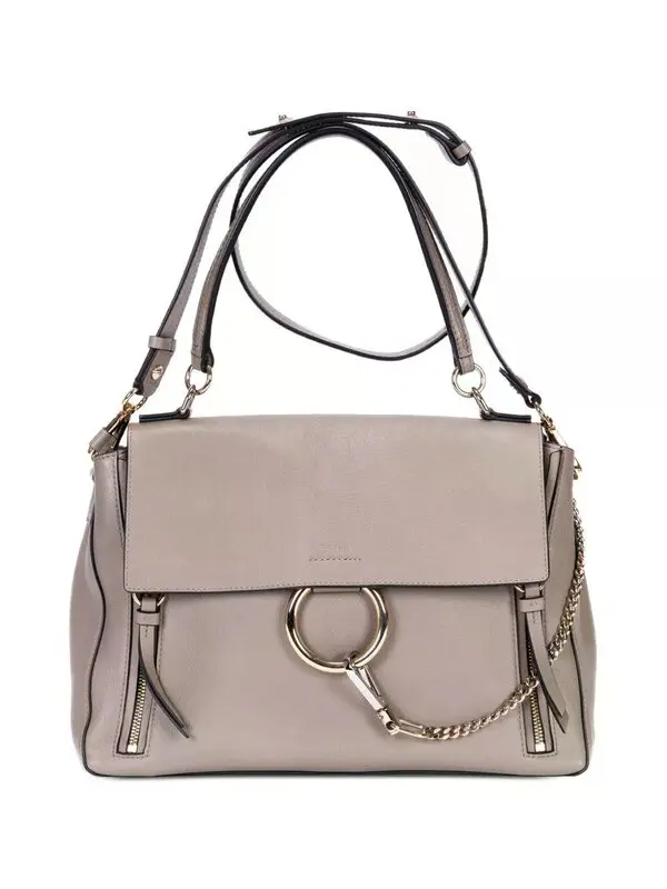 Chloé Faye Day Shoulder Bag - Grey