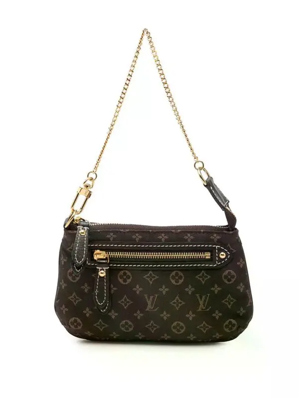 LOUIS VUITTON Monogram Mini Lin Mini Pochette Accessoires Handbag