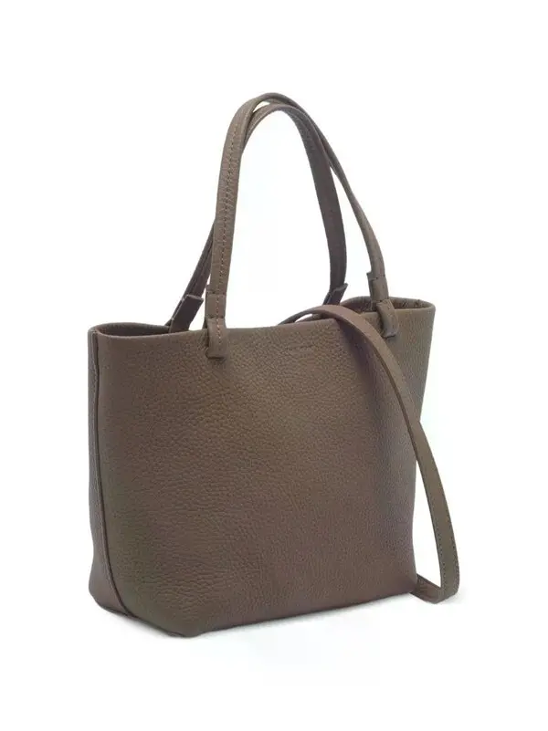 THE ROW Park Grained Leather Tote Bag - Brown