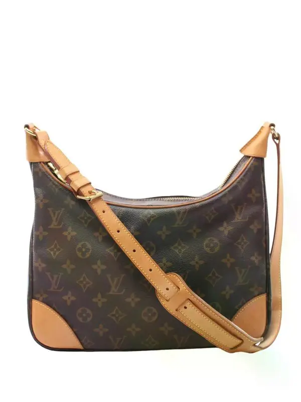 LOUIS VUITTON 2002 Monogram Boulogne Pm Shoulder Bag - Brown