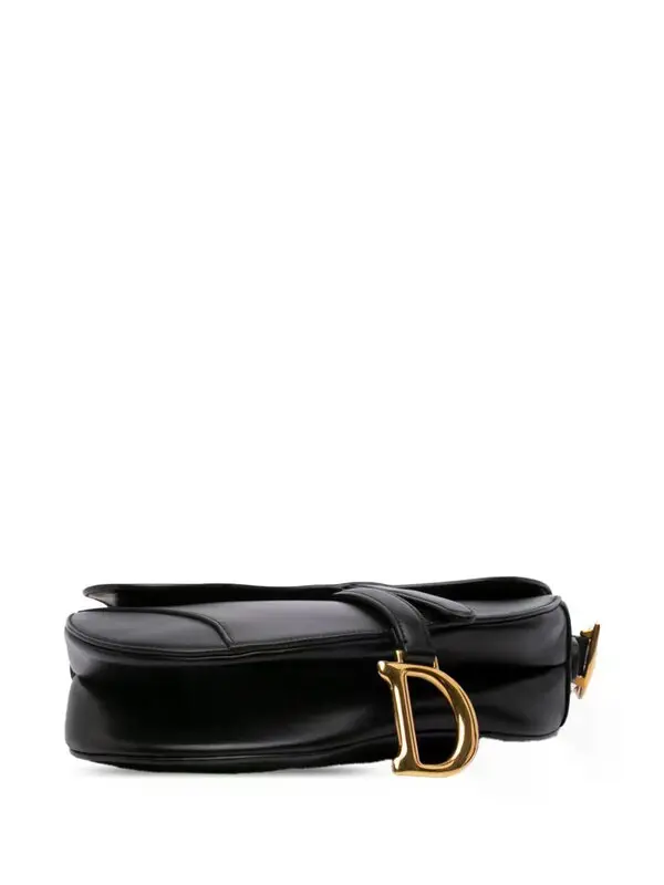 Dior Smooth Calfskin Saddle Bag - Black