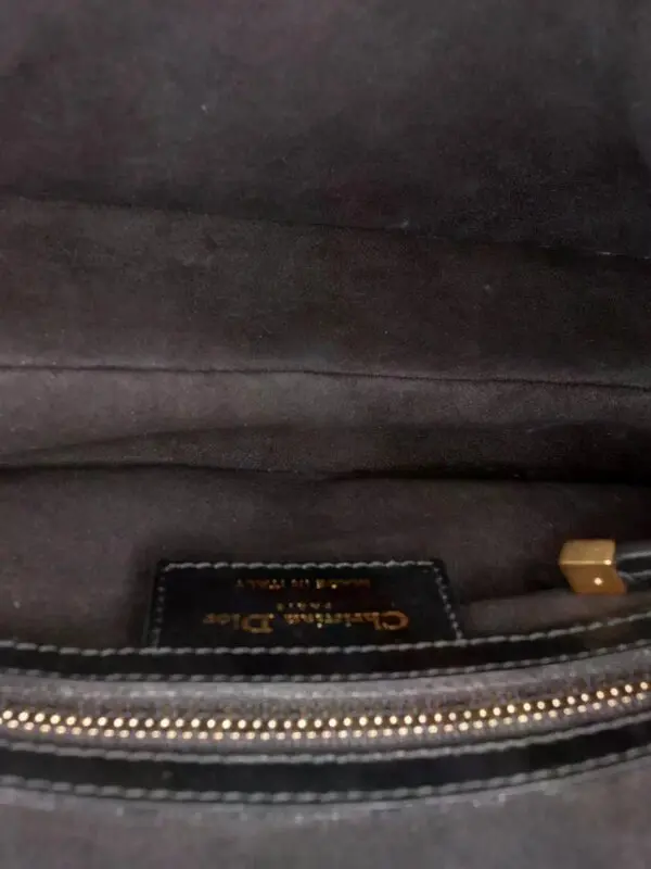 Dior Smooth Calfskin Saddle Bag - Black