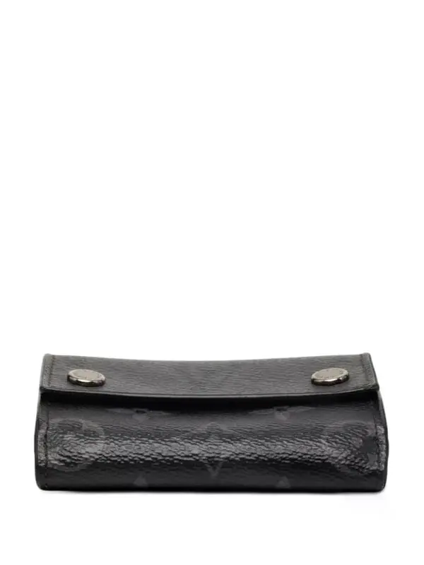 LOUIS VUITTON 1990-2010 Monogram Eclipse Reverse Discovery Compact Wallet Small Wallets