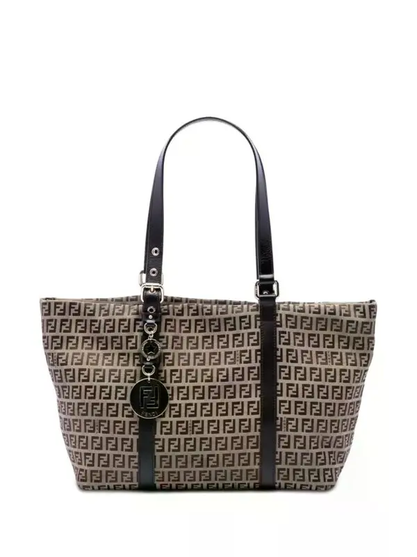 Fendi Zucchino Canvas Tote Bag