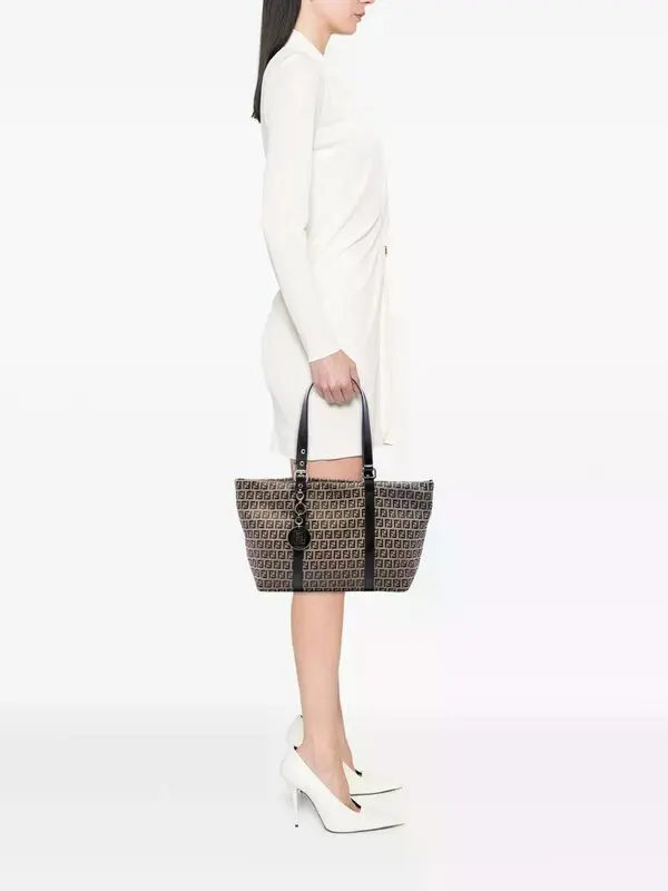 Fendi Zucchino Canvas Tote Bag