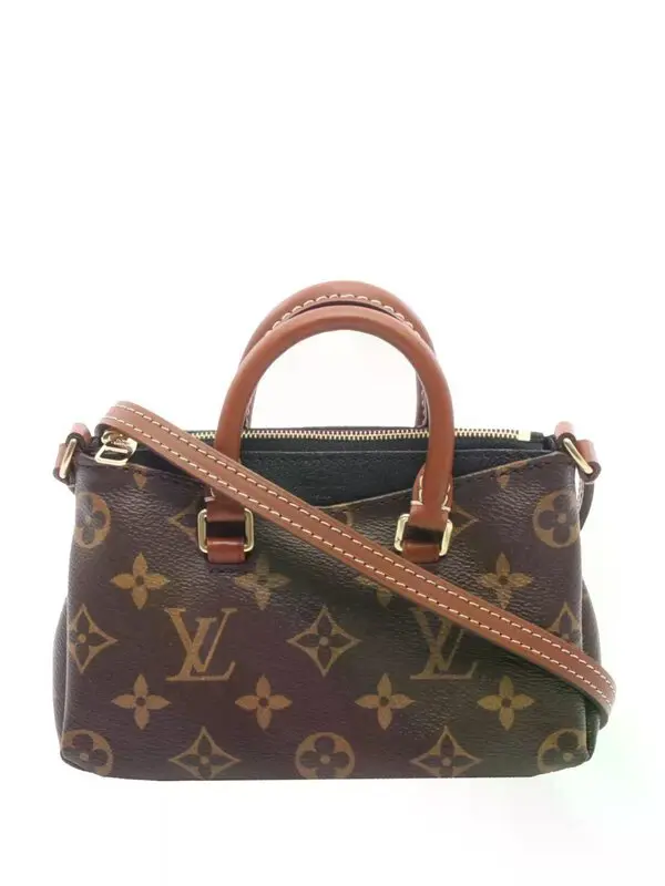 LOUIS VUITTON Monogram Nano Pallas Satchel