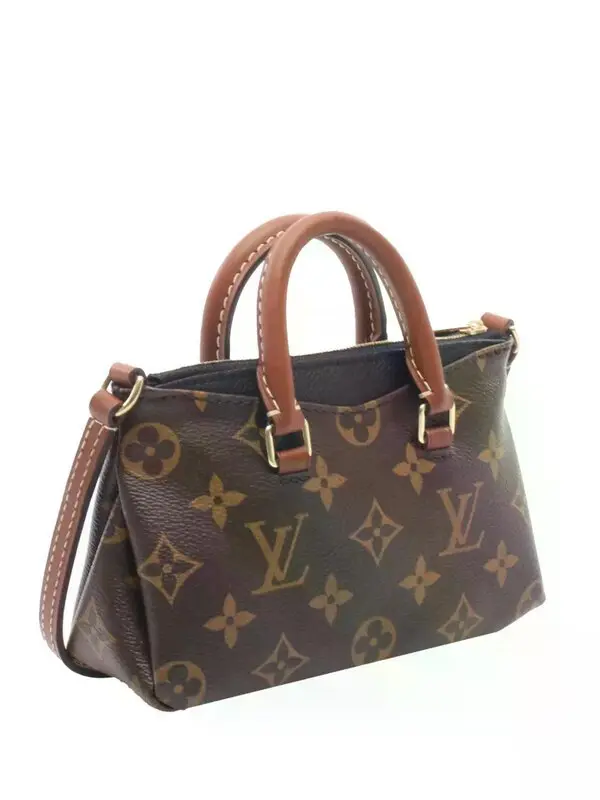 LOUIS VUITTON Monogram Nano Pallas Satchel