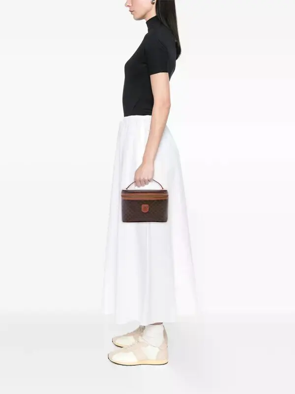 Celine Macadam Coated Canvas Vanity Bag