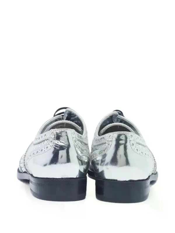 Dolce & Gabbana Metallic Effect Lace Up Brogues