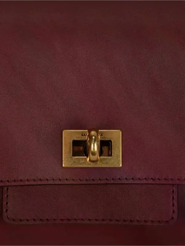 Balenciaga Bel Air Leather Clutch Bag